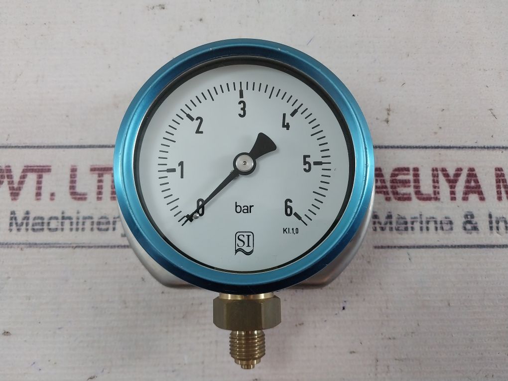 Si 0-6 Bar Pressure Gauge – Aeliya Marine Tech