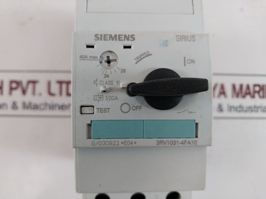 Siemens 3Rv1031-4Fa10 Circuit Breaker 50/60Hz – Aeliya Marine Tech