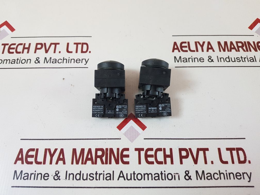 Siemens 3Sb3400-1A Pushbutton Lamp Holder – Aeliya Marine Tech