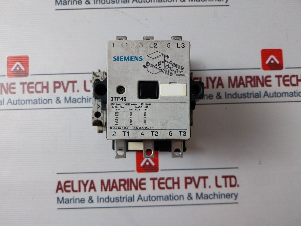 Siemens 3Tf46 Contactor 220V/264V – Aeliya Marine Tech