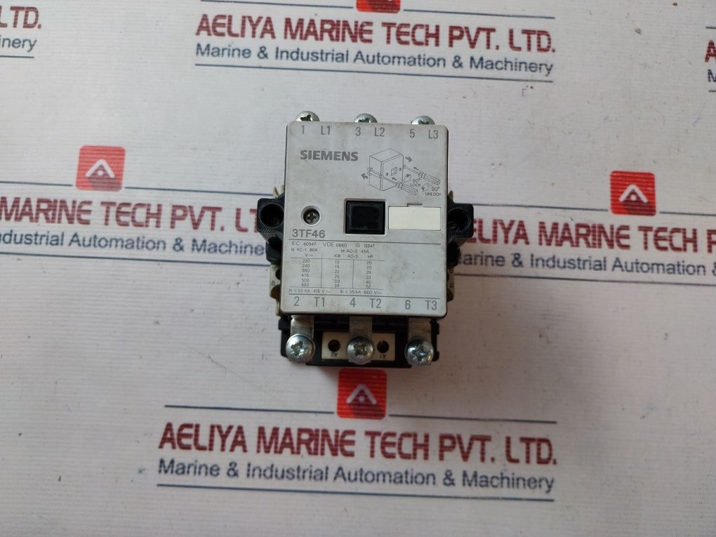 Siemens 3Tf46 Air Break (Power) Contactor – Aeliya Marine Tech®