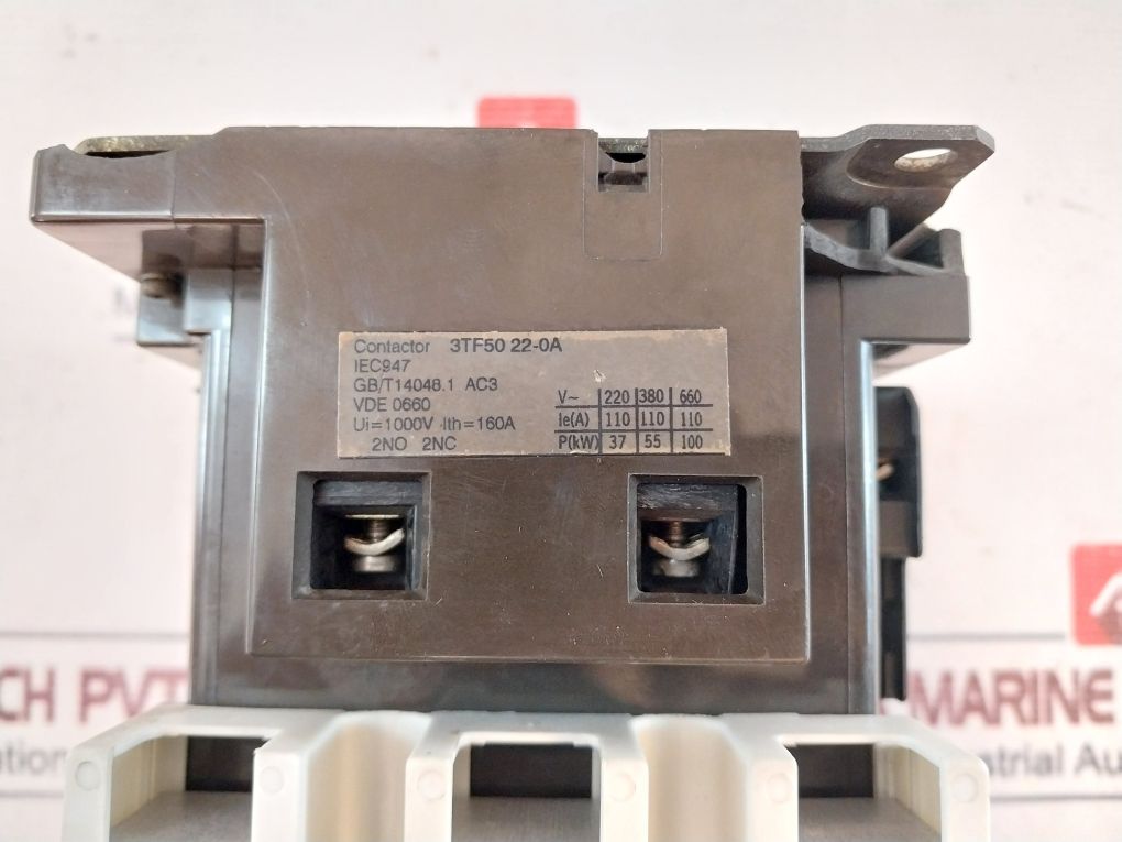 Siemens 3Tf50 22-0A Contactor Vde 0660 – Aeliya Marine Tech