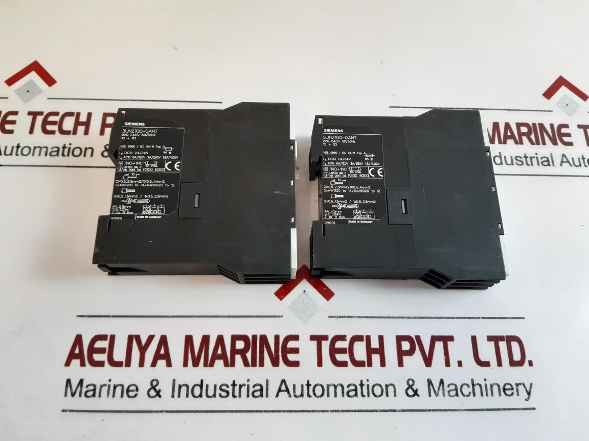 Siemens 3Un2100-0An7 Thermistor Protection Tripping Unit 3Un21 – Aeliya ...