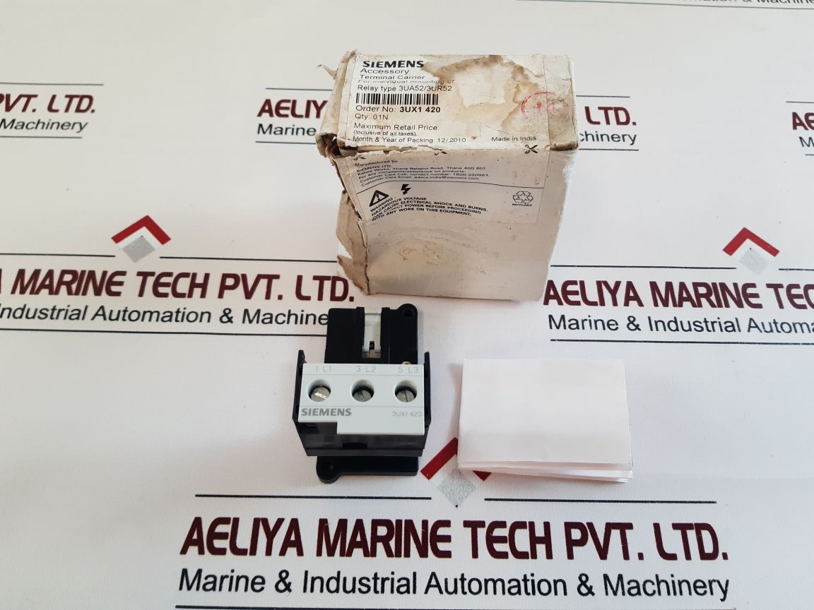 Siemens 3Ux1 420 Terminal Bracket – Aeliya Marine Tech