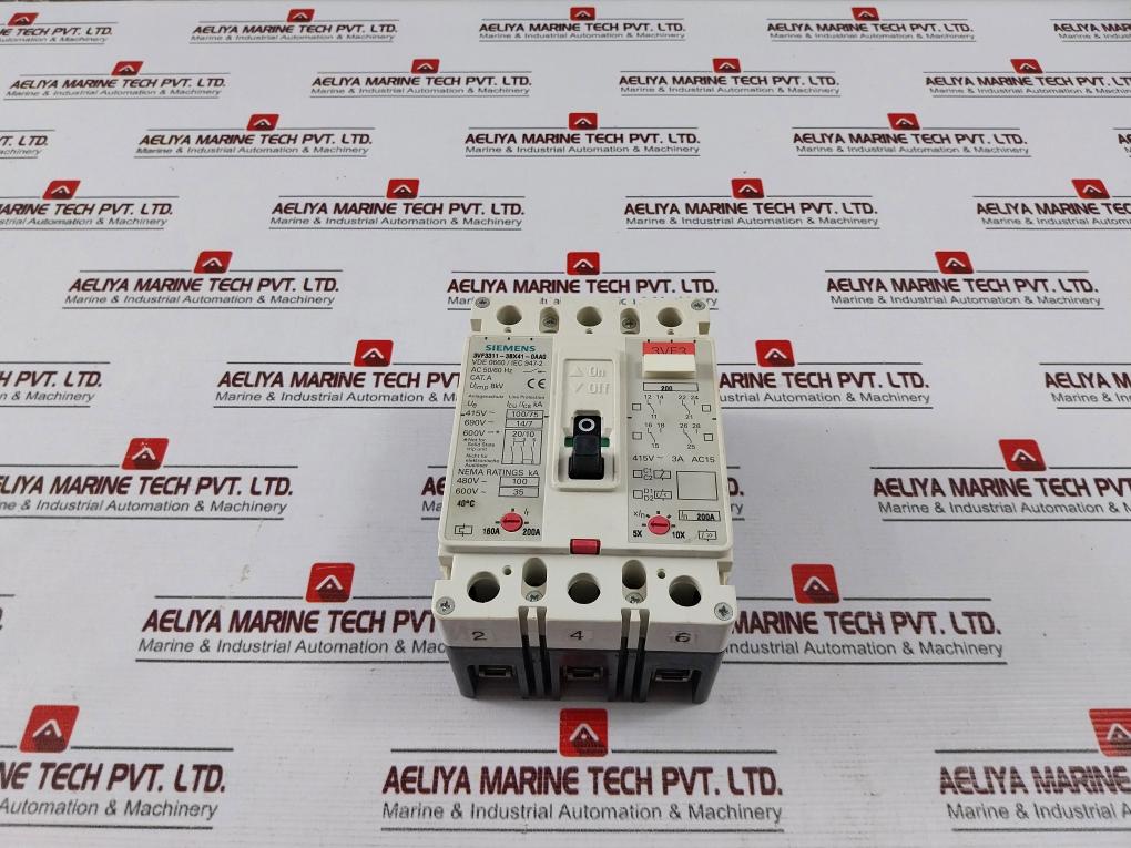Siemens 3Vf3311-3Bx41-0Aa0 Circuit Breaker Ac 50/60Hz – Aeliya Marine Tech