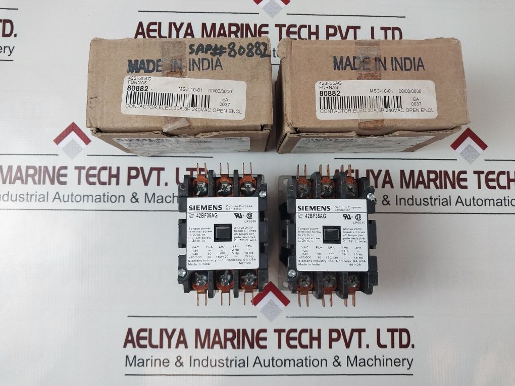 Siemens 42Bf35Ag Definite Purpose Contactor – Aeliya Marine Tech