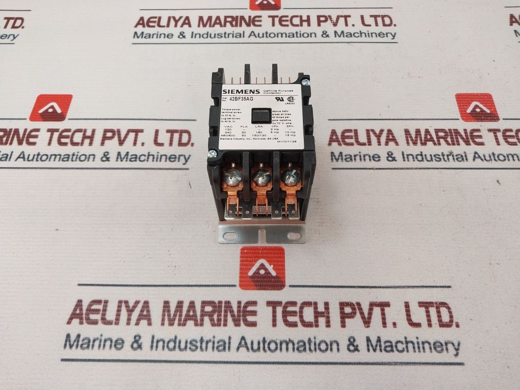 Siemens 42Bf35Ag Definite Purpose Contactor – Aeliya Marine Tech