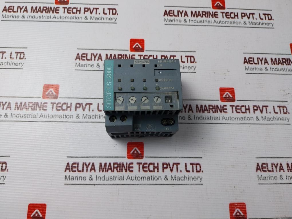Siemens 6Ep1961-2Ba11 Selectivity Module Dc 24V/12A – Aeliya Marine Tech®