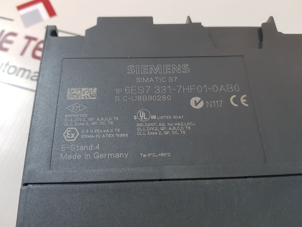 Siemens Simatic S7 6Es7 331-7Hf01-0Ab0 Analog Input Module – Aeliya ...