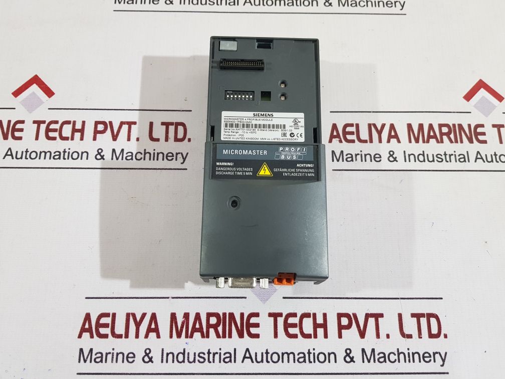 Siemens 6Se6400-1Pb00-0Aa0 Micromaster 4 Profibus Module Ip20 – Aeliya ...