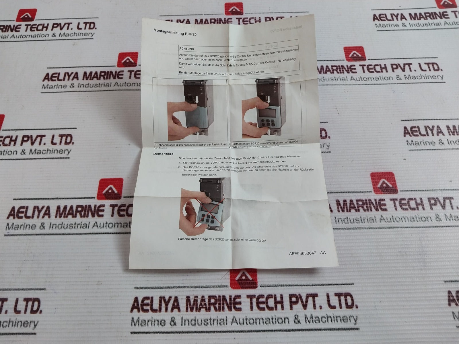 Siemens 6Sl3055-0Aa00-4Ba0 Basic Operator Panel Bop 20 – Aeliya Marine Tech