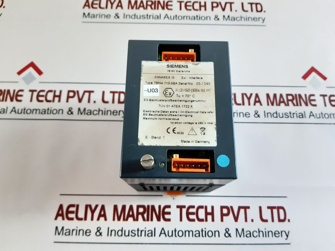 Siemens 7Mh4 710-5Ba Barrier – Aeliya Marine Tech