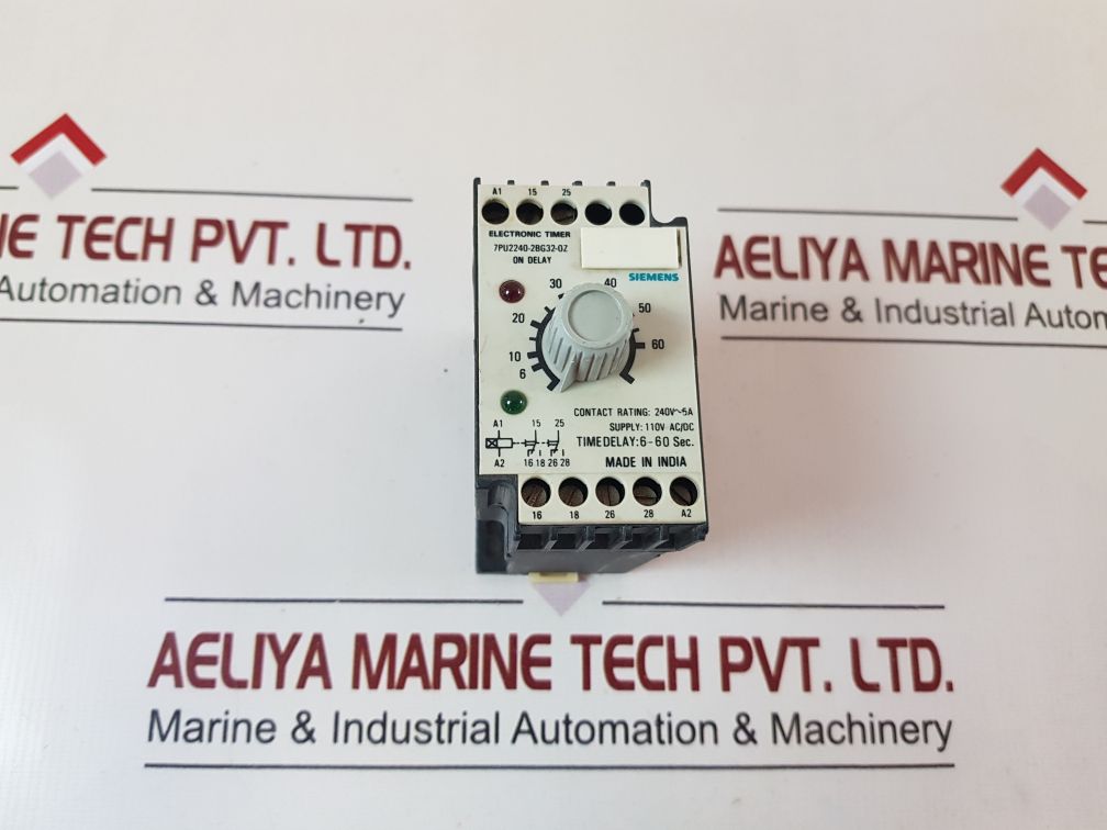 Siemens 7Pu2240-2Bg32-0Z Electronic Timer – Aeliya Marine Tech