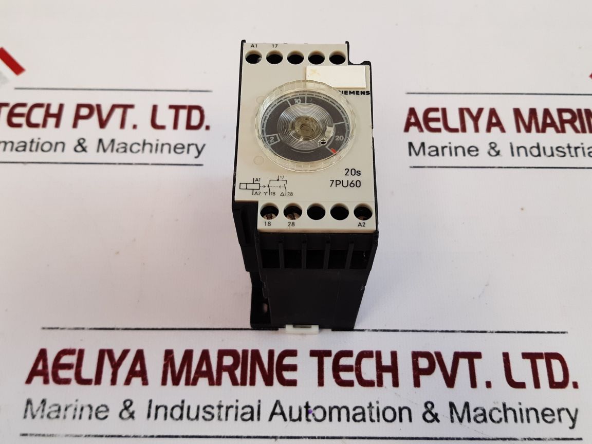 Siemens 7Pu6040-7Nn20 Time Delay Relay 20S – Aeliya Marine Tech