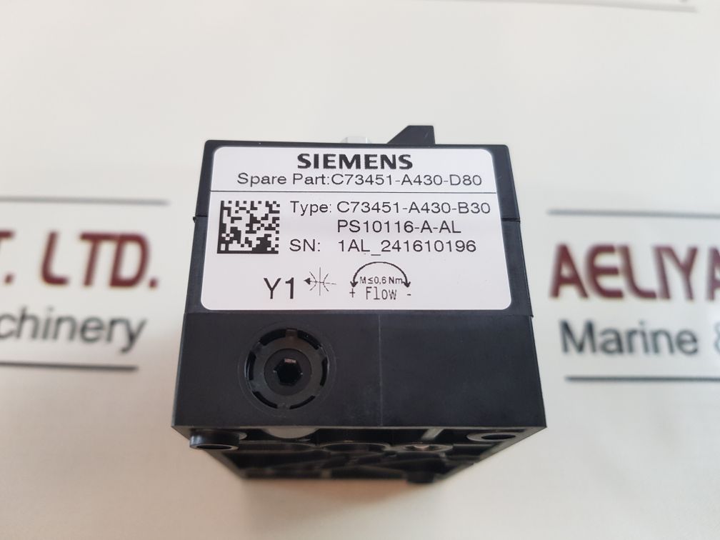 Siemens C73451-a430-b30 Pneumatic Valve Block – Aeliya Marine Tech