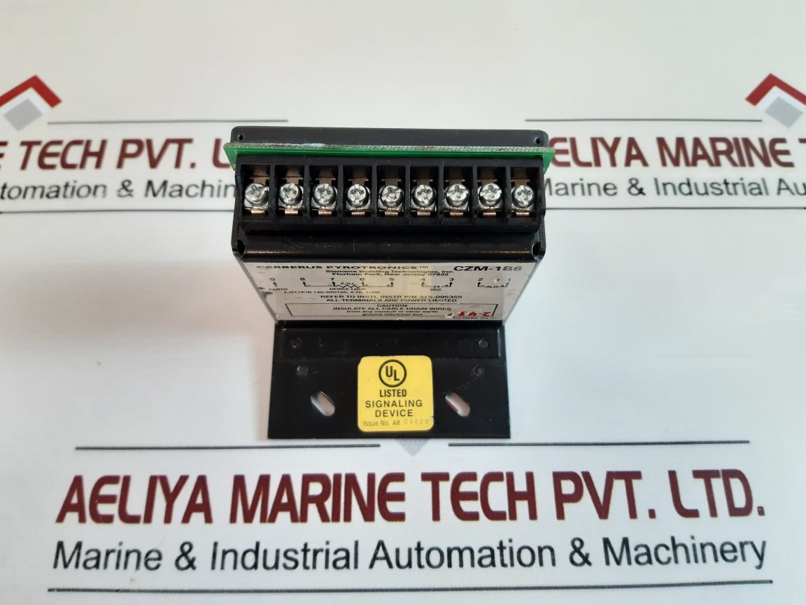 Siemens CZM-1B6 Module | 24V DC Fire Alarm Device – Aeliya Marine Tech