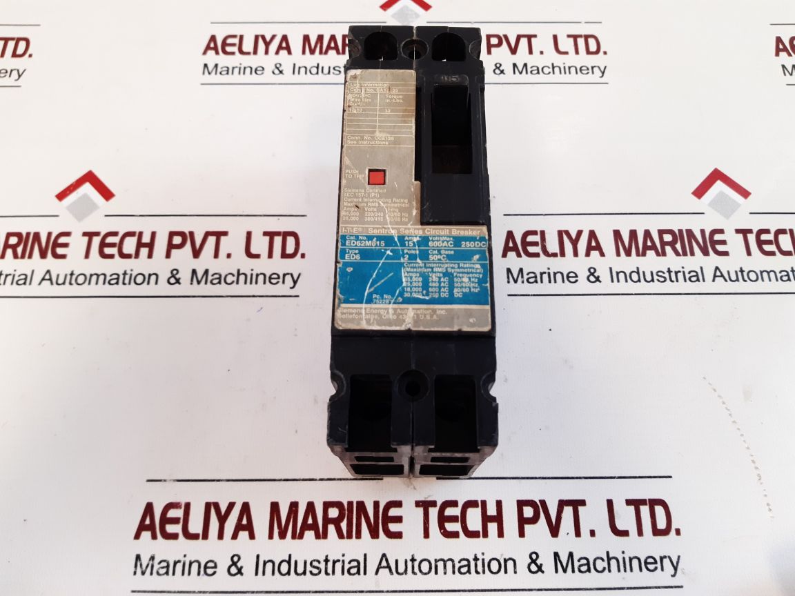 Siemens Ed62M015 Circuit Breaker Sa1E025 – Aeliya Marine Tech