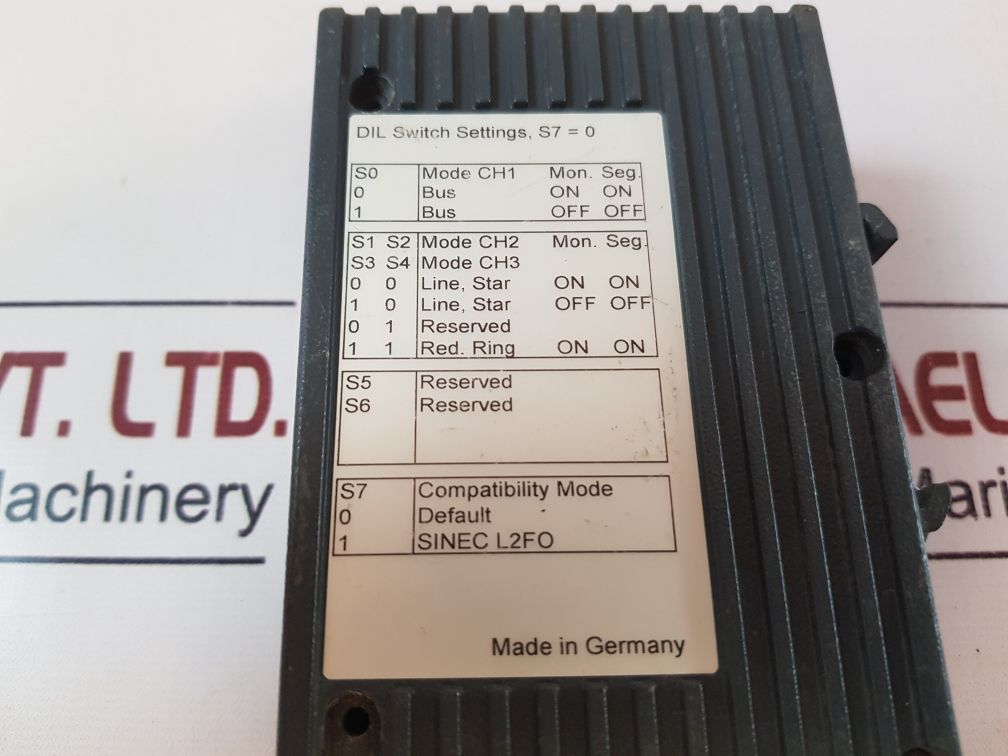 Siemens simatic net profibus olm/g11 6gk1 502-2cb10 optical link module ...
