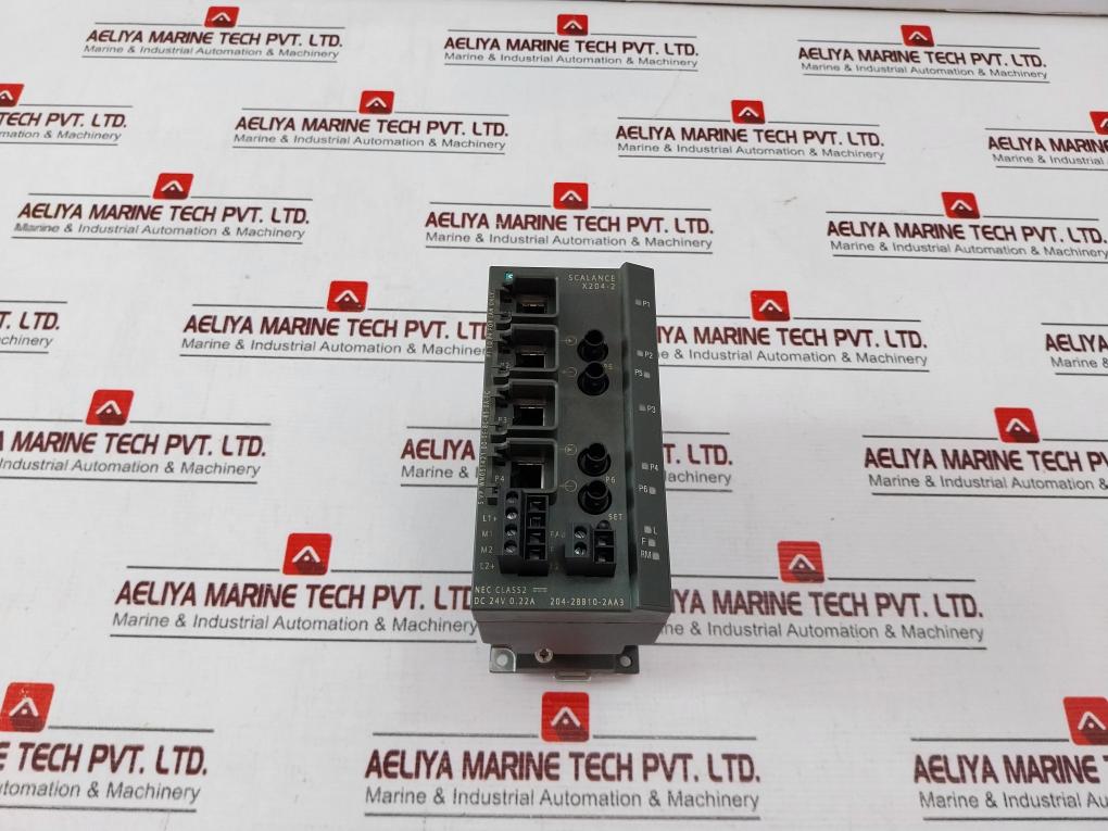 Siemens Scalance X204-2 Simatic Net Ethernet Switch 6Gk5204-2Bb10-2Aa3 ...