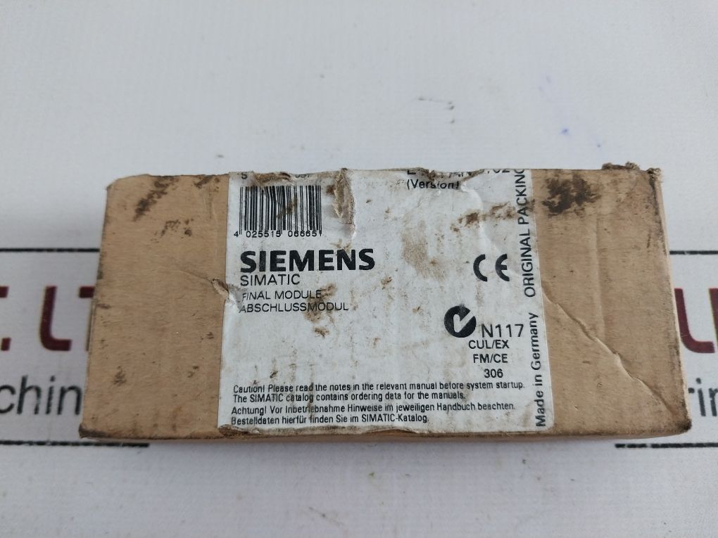 Siemens 6Es7 193-4Ja00-0Aa0 Terminator Module – Aeliya Marine Tech