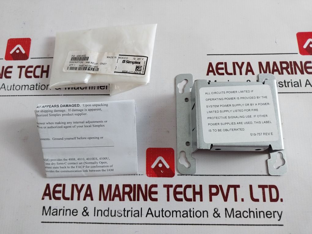 Simplex 4090-9002 Relay Module 0617950 – Aeliya Marine Tech