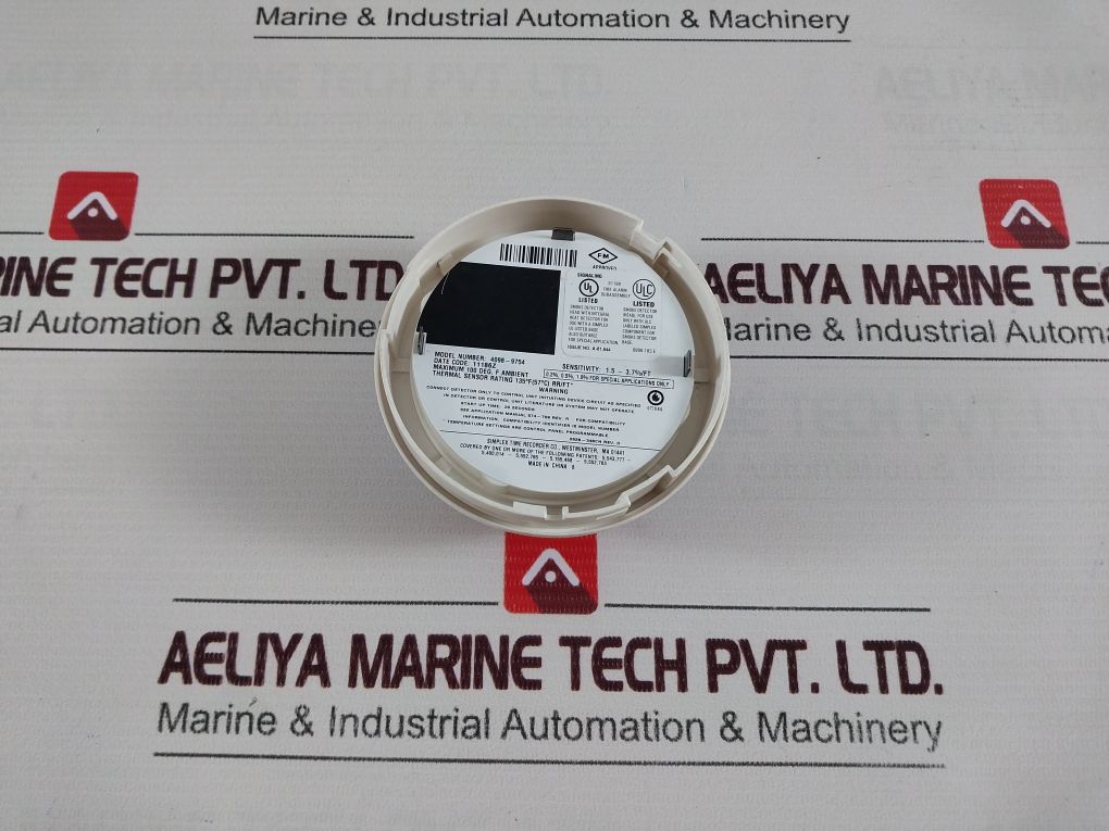 Simplex 4098-9754 Fire Alarm, Photoelectric Smoke Detector, Thermal ...