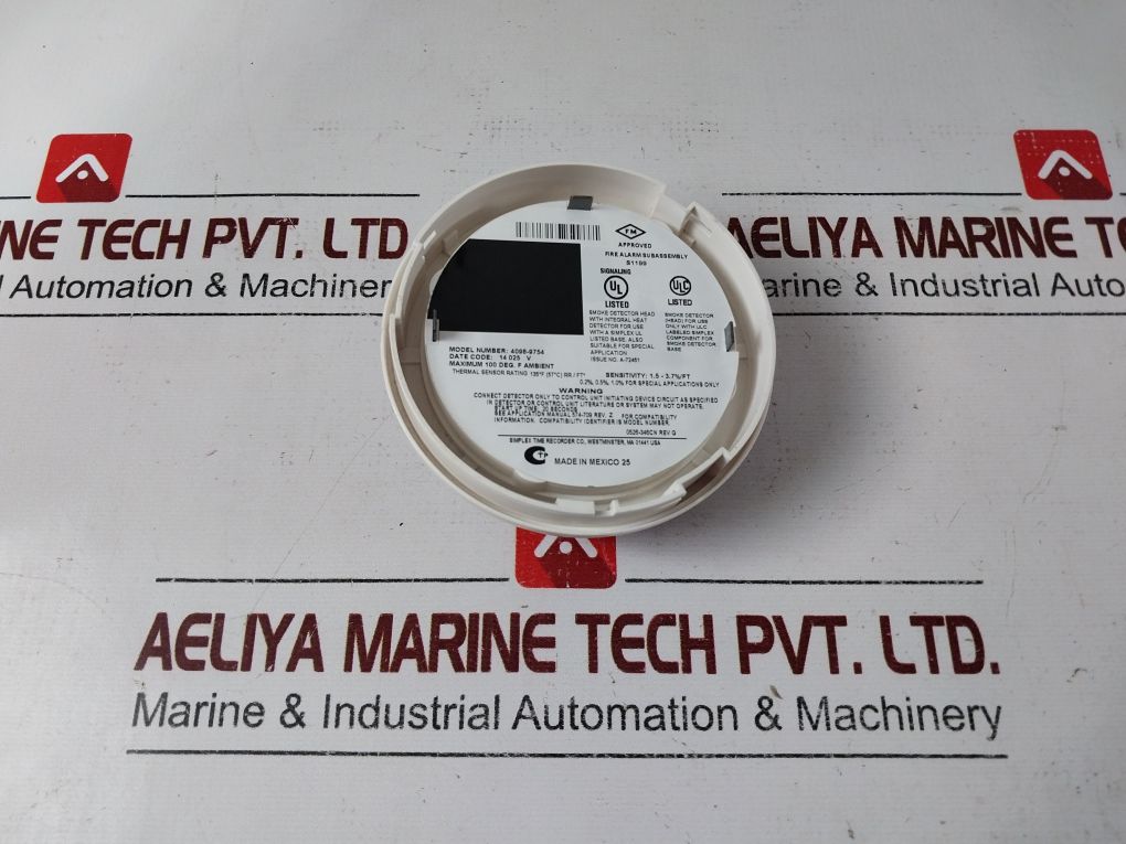 Simplex 4098-9754 Smoke Detector Head – Aeliya Marine Tech