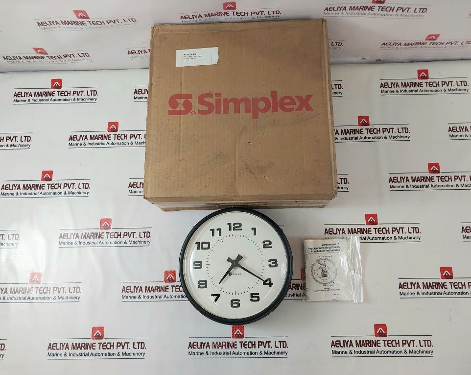 SIMPLEX 6310 8013 Wall Clock 24 VDC.035AMP – Aeliya Marine Tech