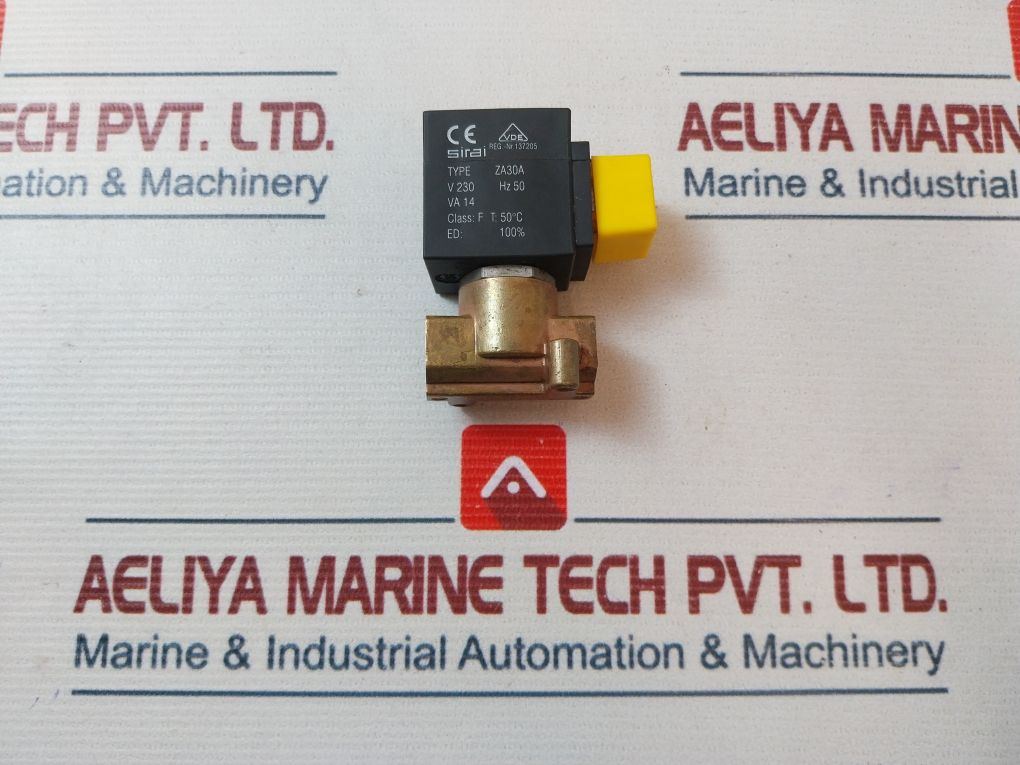 Sirai Za30A Solenoid Valve Class: F – Aeliya Marine Tech