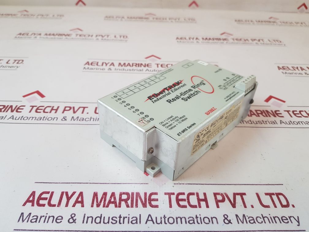 Sixnet Et-9Rs-1-e 1 Ethertrak Industrial Ethernet Real-time Switch Et ...