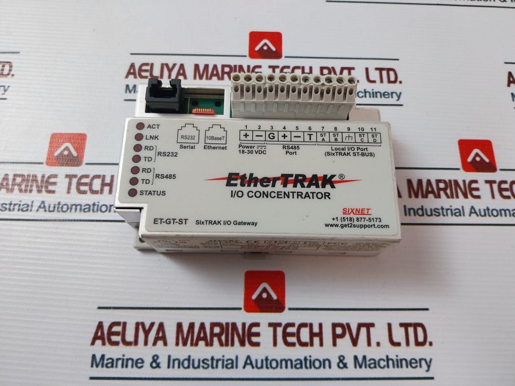 Sixnet Et-gt-st-2 I/O Concentrator Six Trak I/O Gateway 18-30 Vdc ...