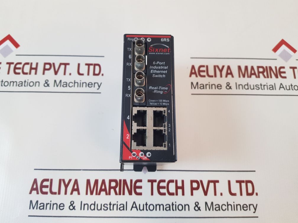 Sixnet Slx-6Rs-4St-d1 6-port Industrial Ethernet Switch – Aeliya Marine ...