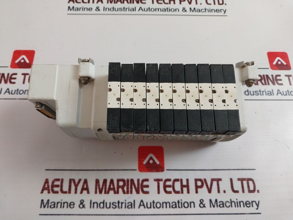 Smc Vqc1-lok005 Vqc1A01Ny-5 Valve Terminal With 10 Solenoid Valve ...