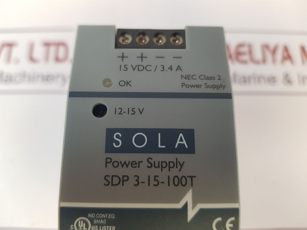 Sola Sdp 3-15-100T Power Supply – Aeliya Marine Tech