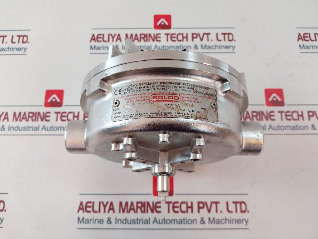 Soldo Controls Sw0140E-2Te23A6 Limit Switch Box Ip68 – Aeliya Marine Tech®