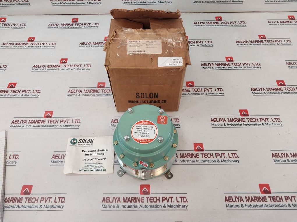 Solon 0-100 Wc/Dp Pressure Switch 1500 Psi – Aeliya Marine Tech
