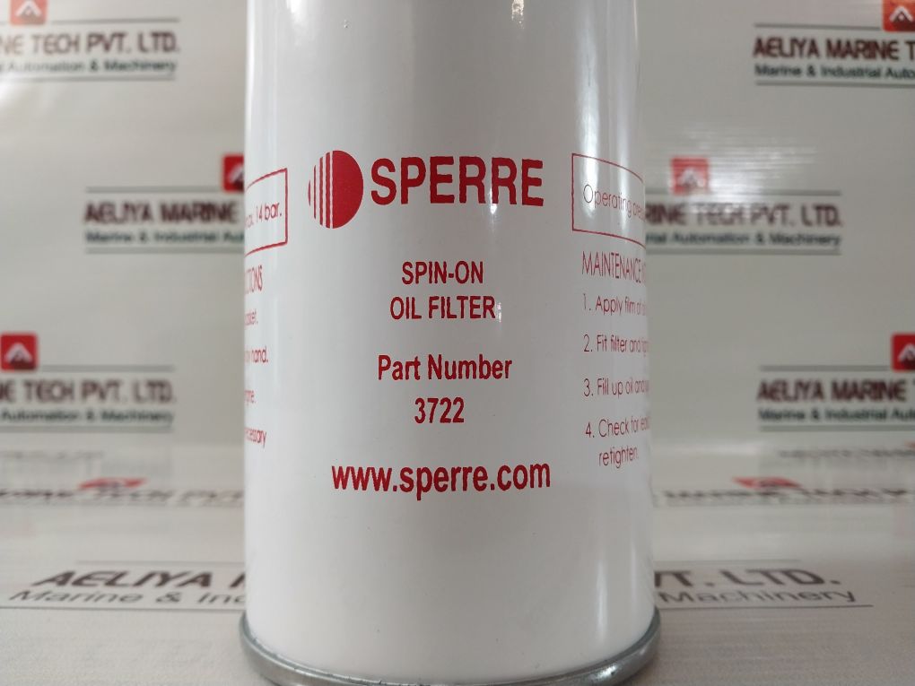 Sperre 3722 Oil Filter – Aeliya Marine Tech