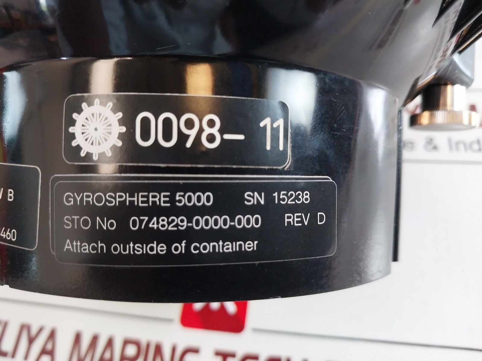 Northrop 4991-4000 Sperry Container Gyrosphere 5000 – Aeliya Marine Tech