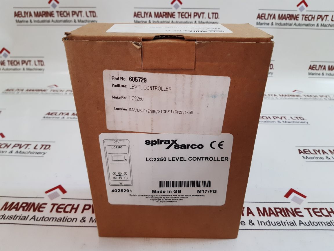 Spirax Sarco Lc2250 Level Controller – Aeliya Marine Tech