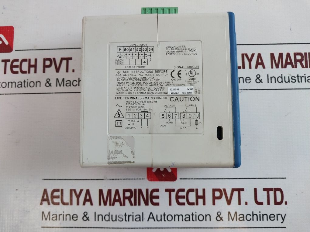 Spirax Sarco Lc3050 Level Controller – Aeliya Marine Tech