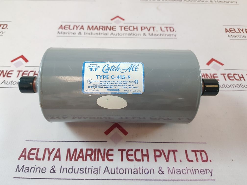 Sporlan C-415-s Catch-all Filter Refrigerant Drier – Aeliya Marine Tech