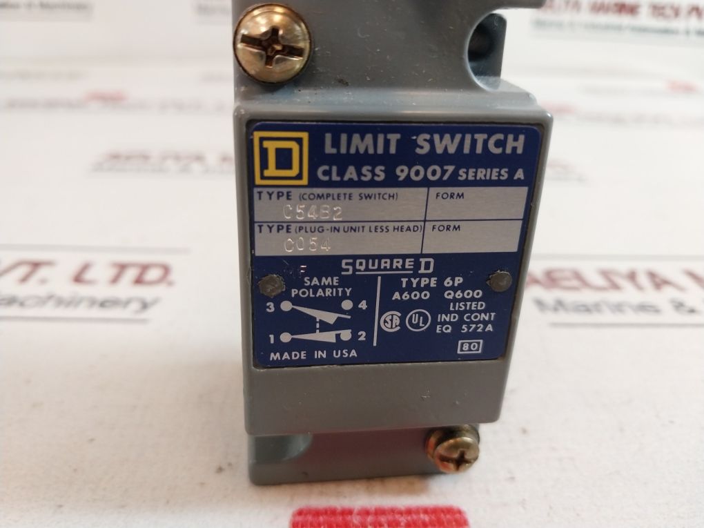 Square D C54B2 Limit Switch – Aeliya Marine Tech