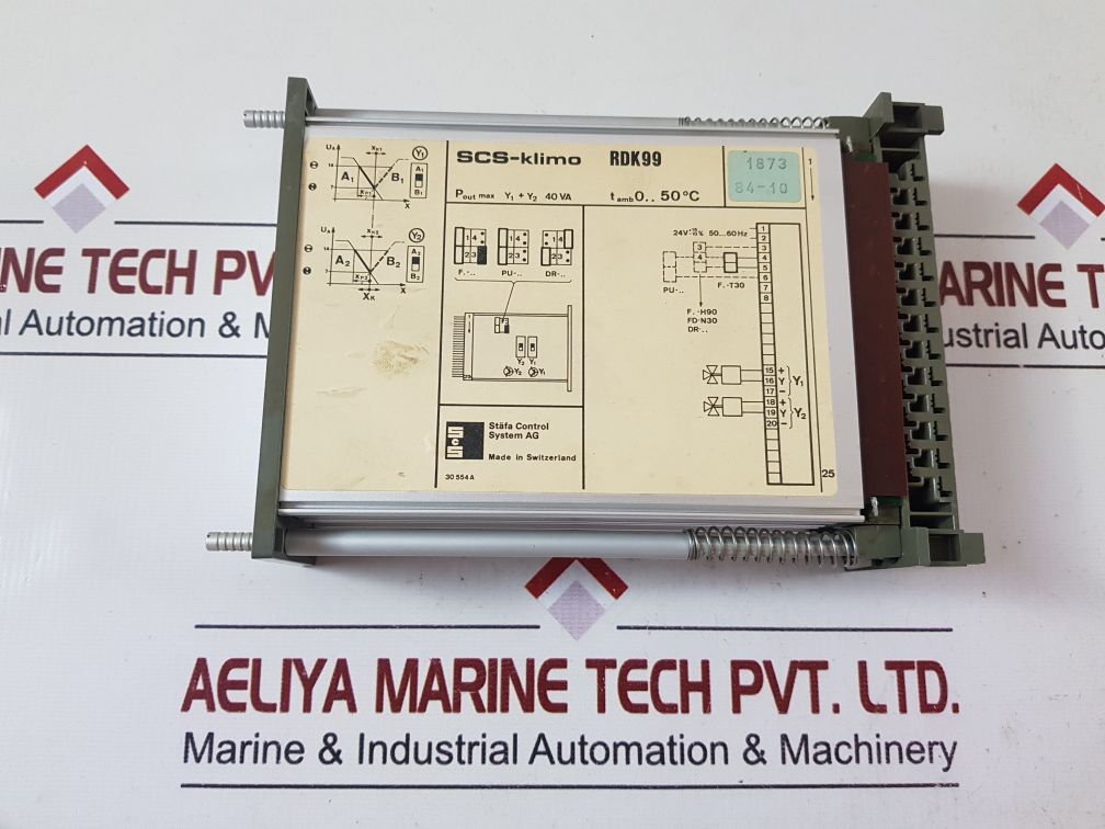 Staefa Control System Rdk 99 Control Board – Aeliya Marine Tech