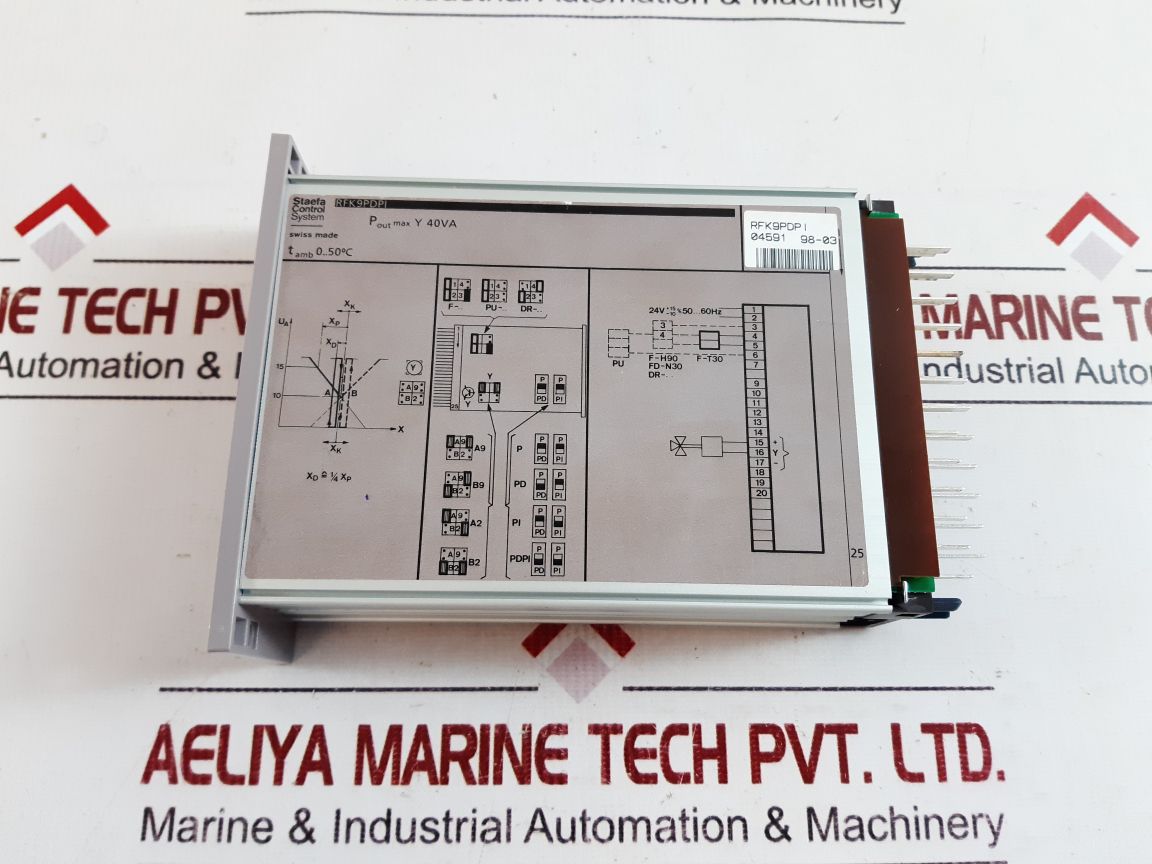 Staefa Control System Rfk 9Pdpi Controller 24V 50-60Hz – Aeliya Marine Tech