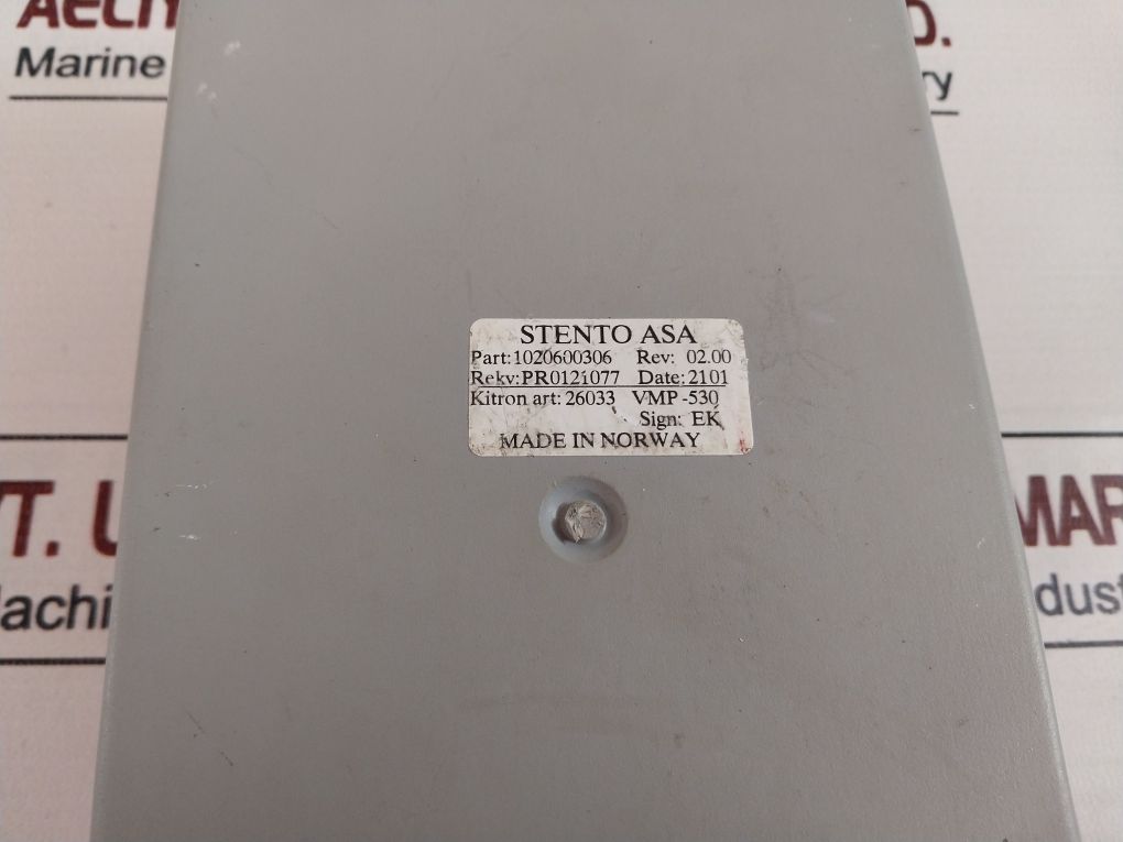 Stento Vmp-530 Main Station 1020600306 Rev 02.00 – Aeliya Marine Tech