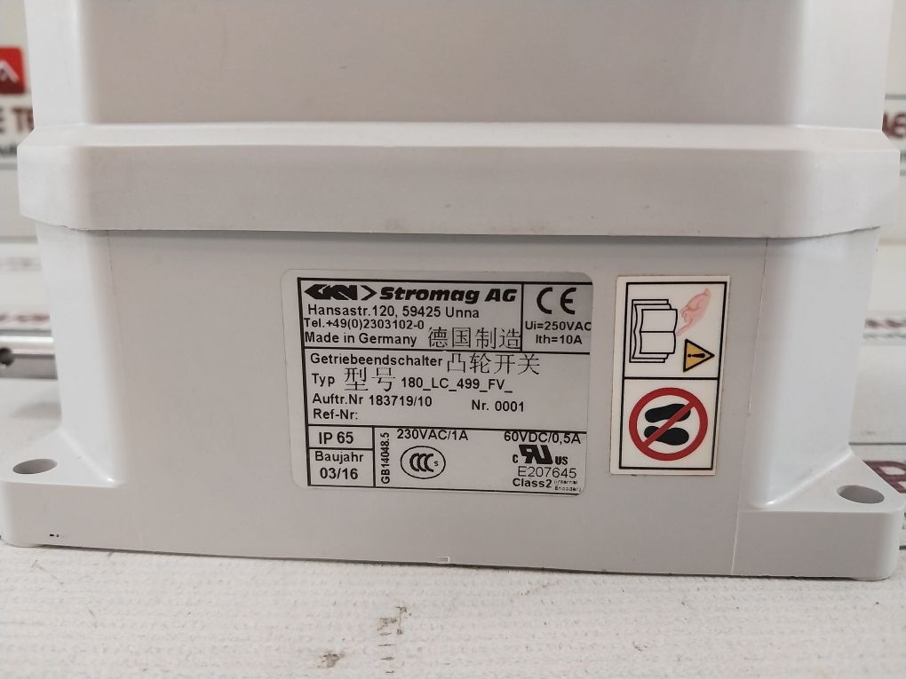 Stromag 180_Lc_499_Fv Gear Limit Switch – Aeliya Marine Tech