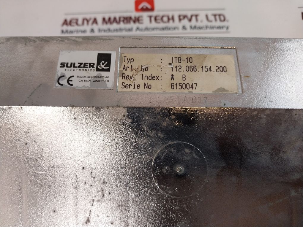 Sulzer Itb-10 Interface Module 112.066.154.200 – Aeliya Marine Tech