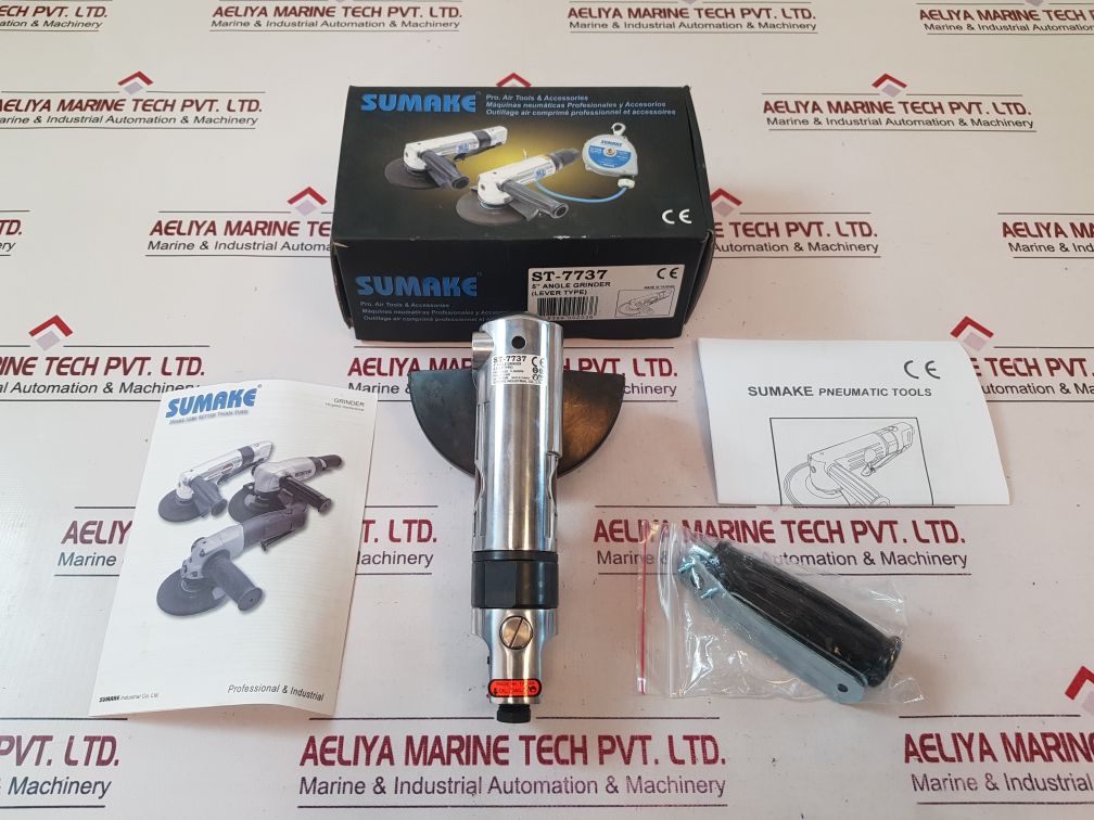 Sumake St-7737 Pneumatic Angle Grinder – Aeliya Marine Tech