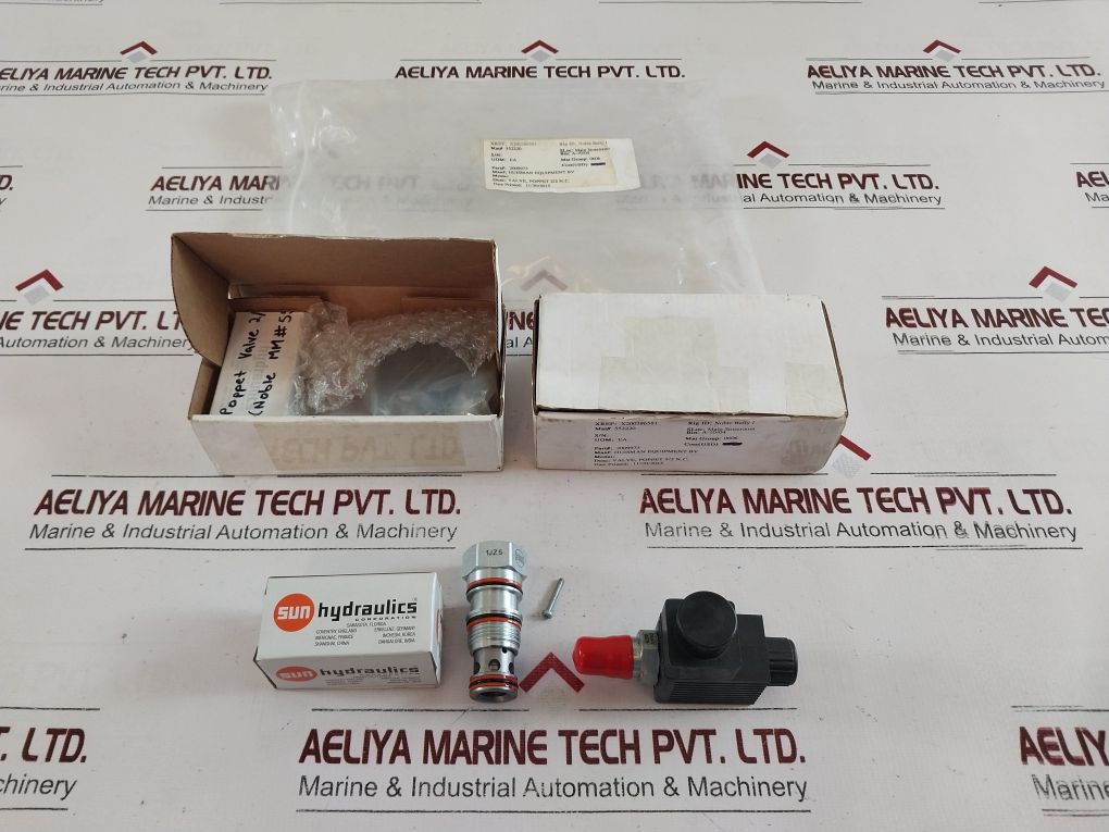 Sun Hydraulics Daaa Mcn Solenoid Valve With 760224, Lofa 8Dn Poppet ...