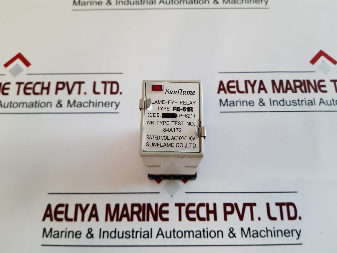 Sunflame Fe-61R Flame-eye Relay With Base – Aeliya Marine Tech
